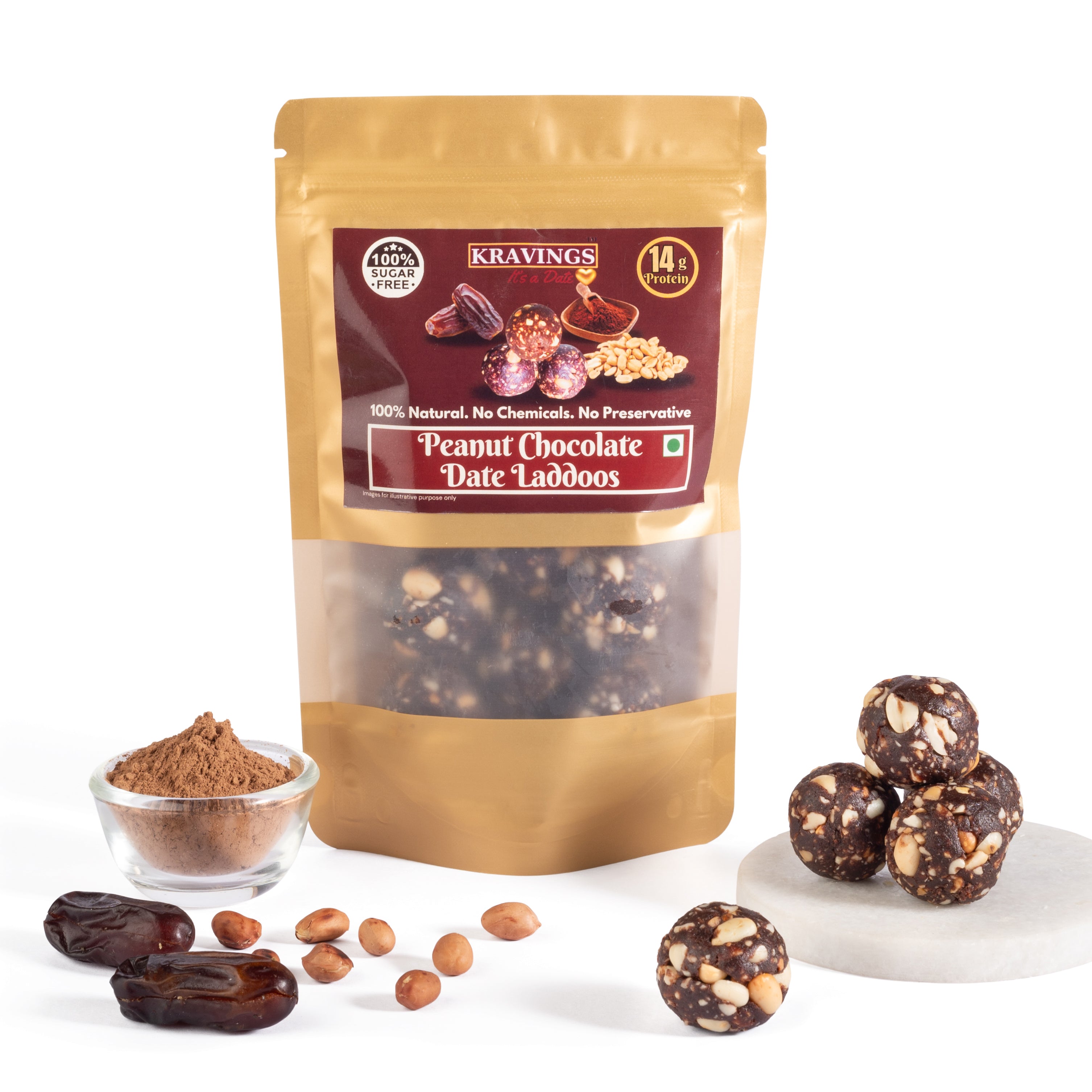 Peanut Chocolate Date balls – Kravings Foods